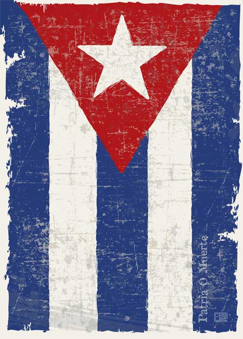 Flag Of Cuba Poster BadFishPosters flag-of-cuba-poster-badfishposters